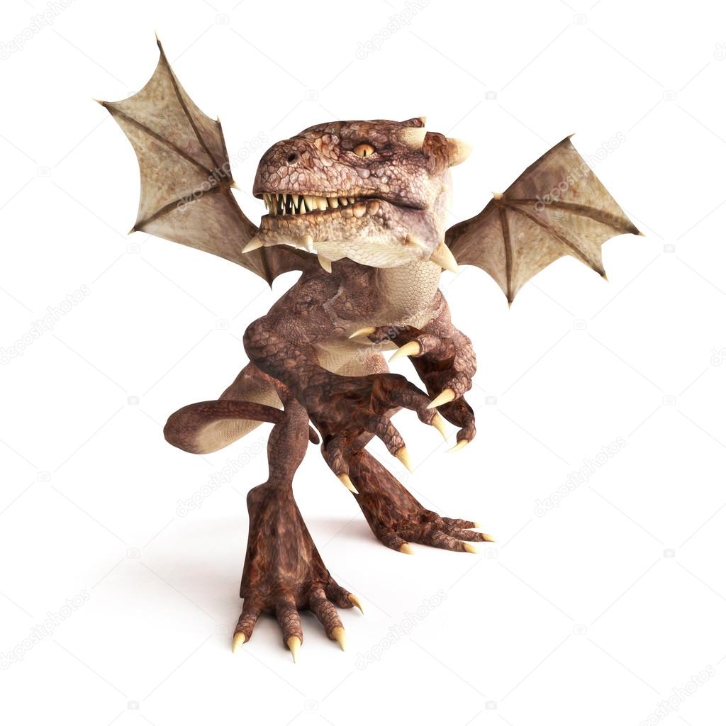 Dragon posing in a fierce position — Stock Photo © digitalstorm #26331761