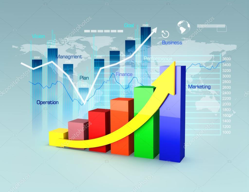 Biznes plan z wykresów i wykresy — Zdjęcie stockowe © digitalstorm ...