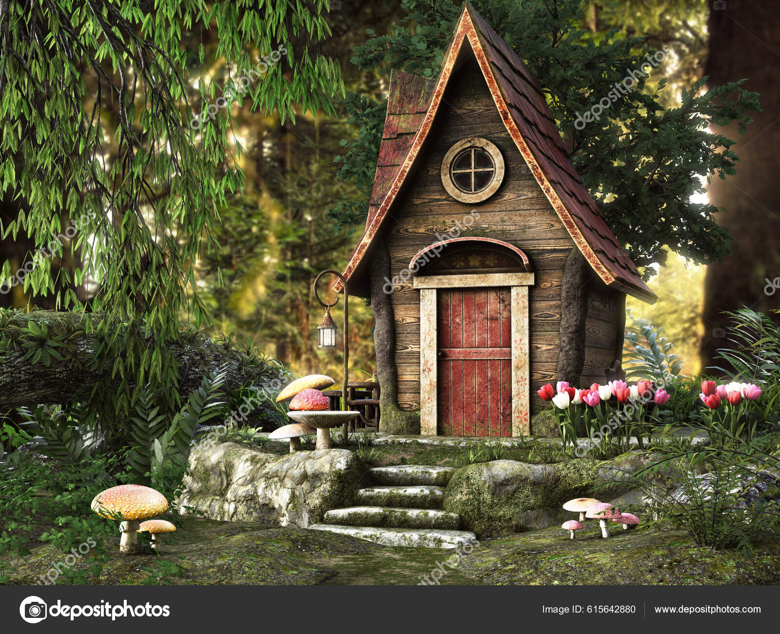 Fairytale Cottage In The Woods