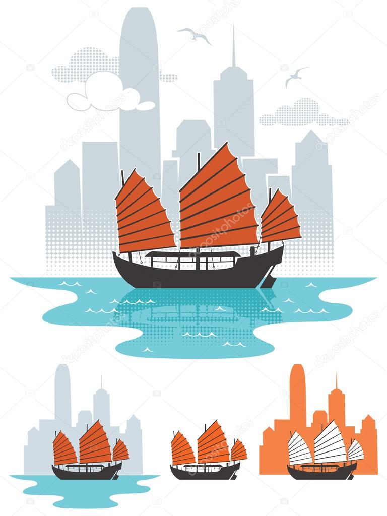 Hong Kong — Stock Vector © Malchev #17454559 Hong Kong — Stock Vector © Malchev #17454559