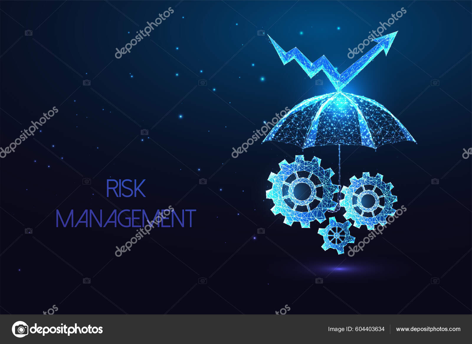 Concept Risk Management Business Technology Finance Investment ...