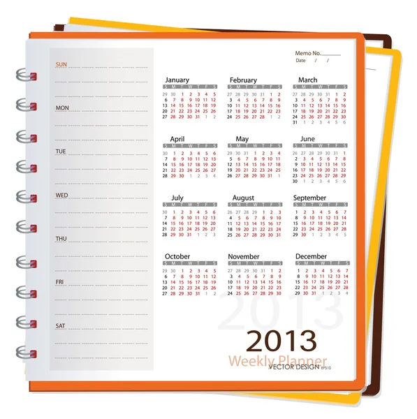 Calendar notebook Vector Art Stock Images | Depositphotos