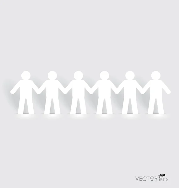 308 Paper people chain Vector Images | Depositphotos