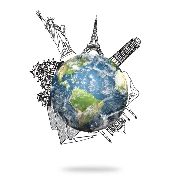 World Travel Sketch Template — Stock Vector © Mogil #138170822