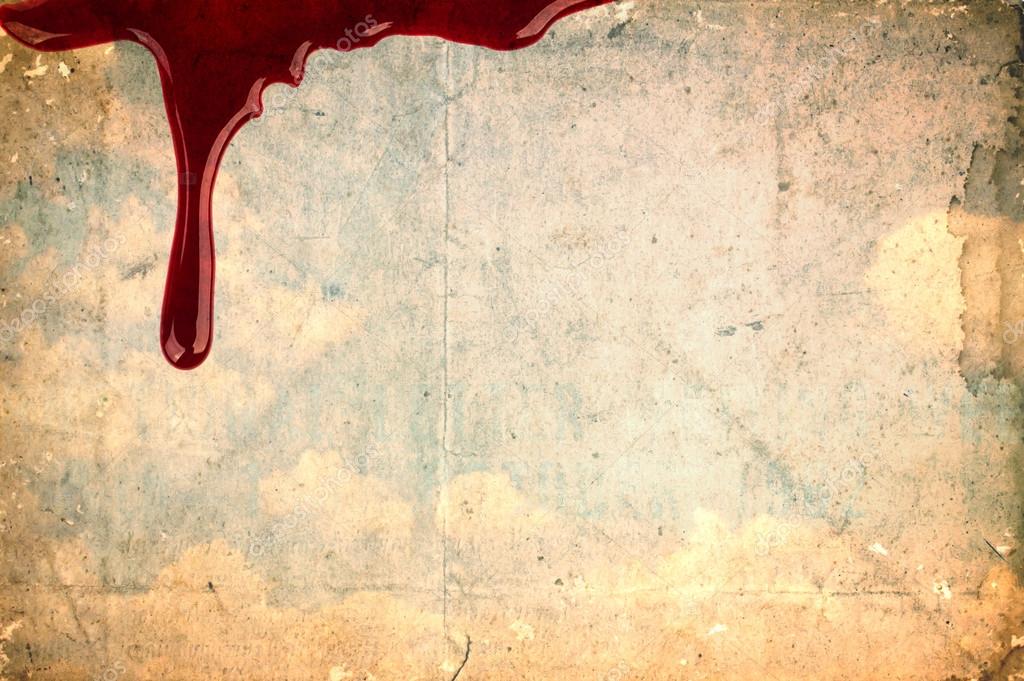 Blood on vintage paper Stock Photo by ©jannystockphoto 34177703