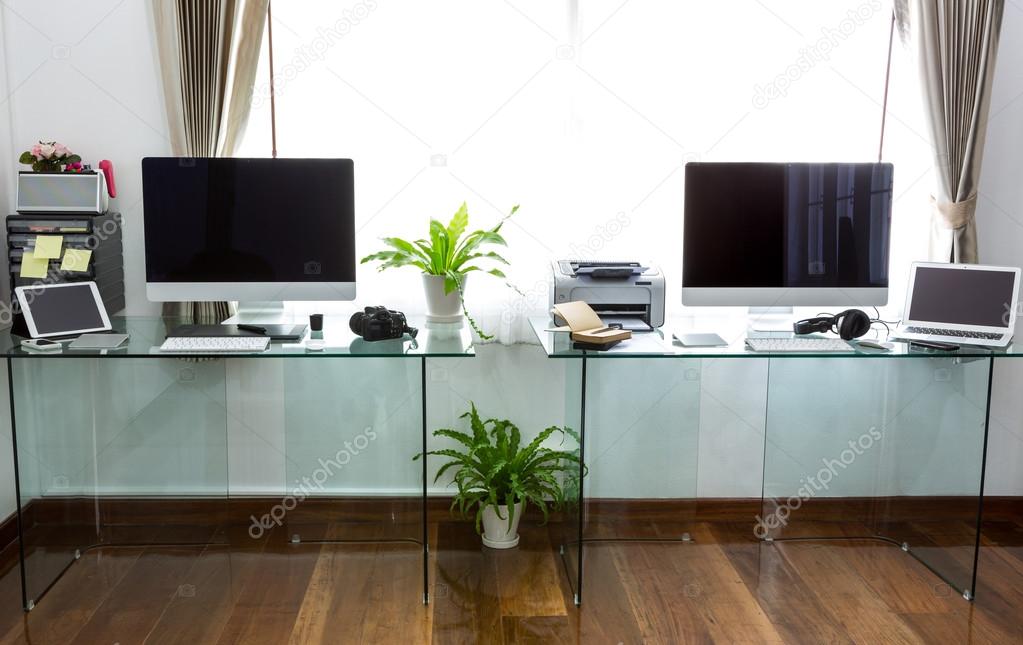 Modern Home Computer Room
