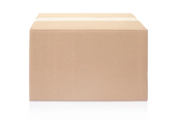 Closed cardboard box taped up Stock Photo by ©odua 37791405