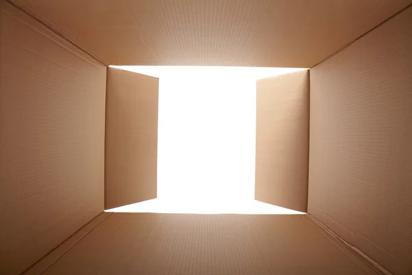 Cardboard box inside view Stock Photos, Royalty Free Cardboard box ...