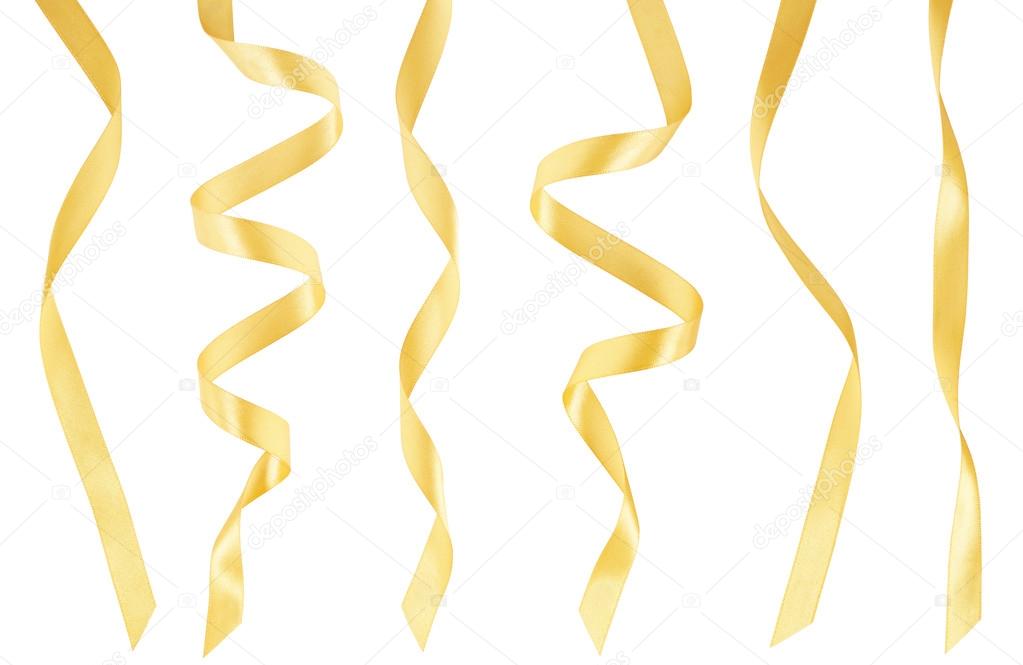 Golden ribbon collection Stock Photo by ©AndreaA. 25244849