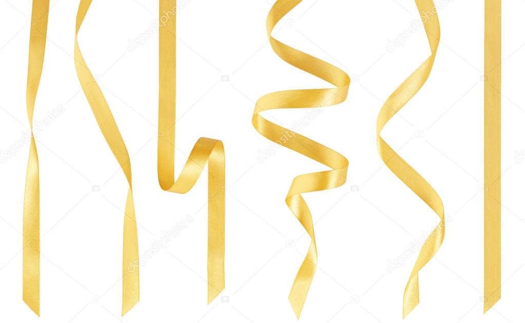 Gold ribbon collection Stock Photo by ©AndreaA. 25245023