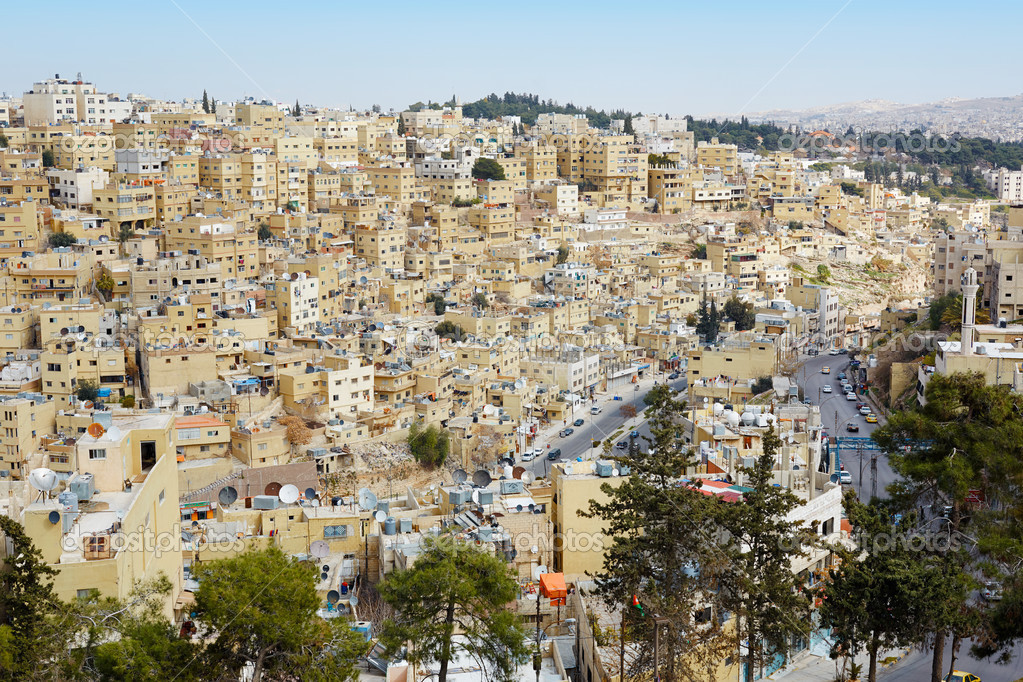 Amman buildings view in the morning in Amman, Jordan Stock Photo by ...