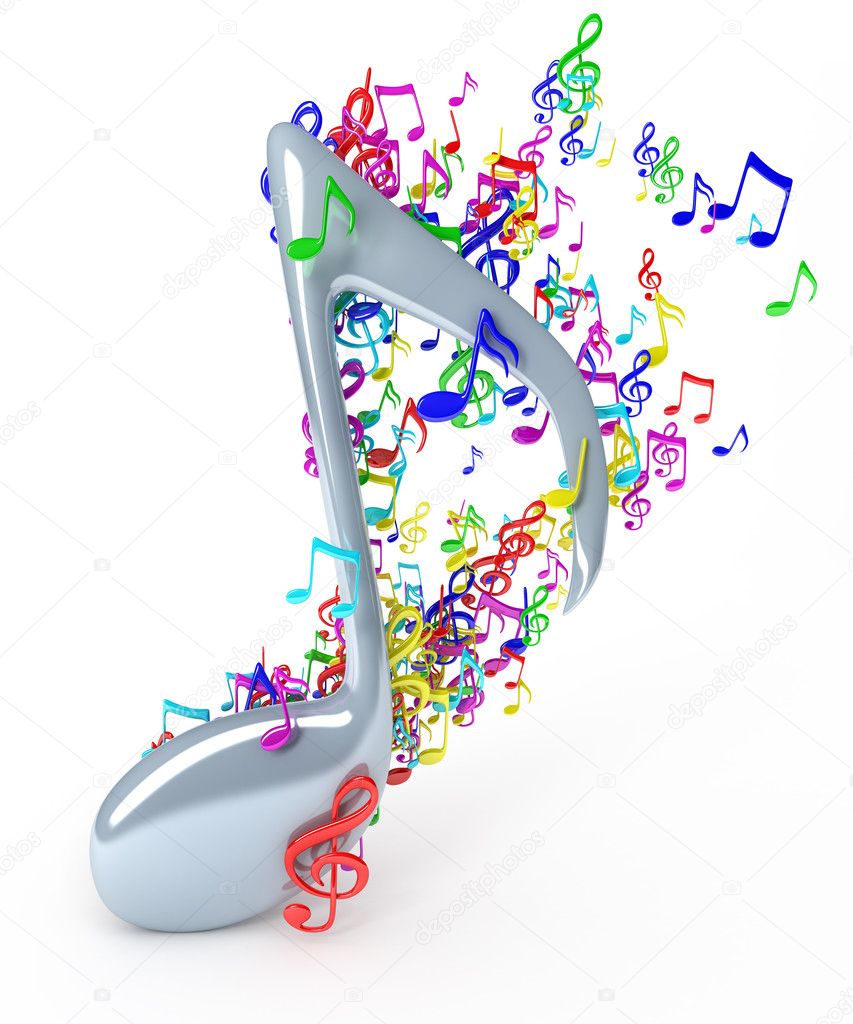 Music notes — Stock Photo © SSilver #33718259