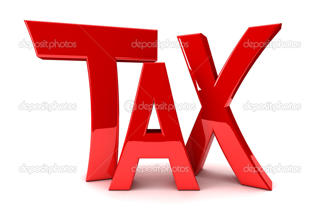 Tax text Stock Photo by ©SSilver 50381511