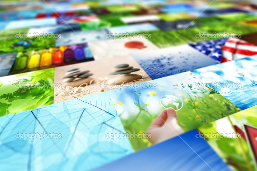 Collage of images background — Stock Photo © SSilver #50382067