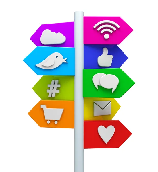 Social media signs Stock Photo by ©SSilver 50382465