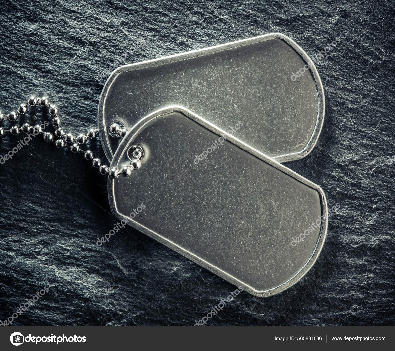 Blank Military Dog Tag
