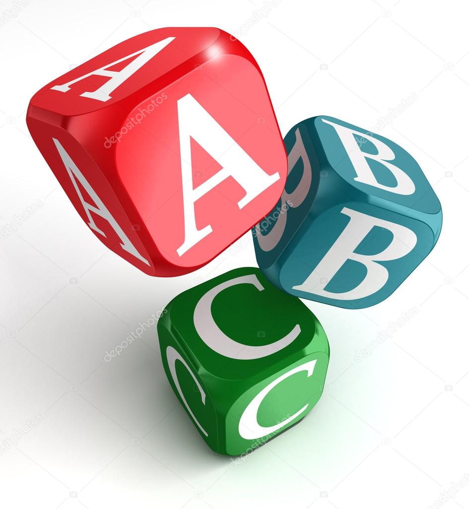 A,B and C on red, blue and green box Stock Photo by ©donscarpo 13251167