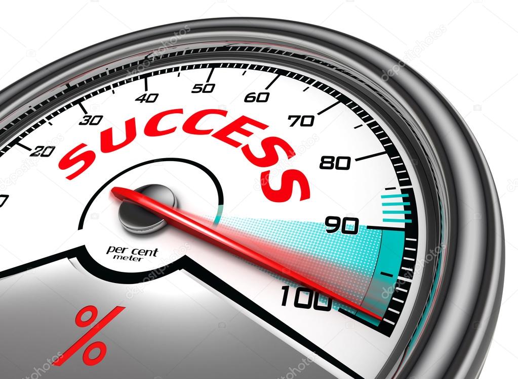 Success conceptual meter Stock Photo by ©donscarpo 25578433