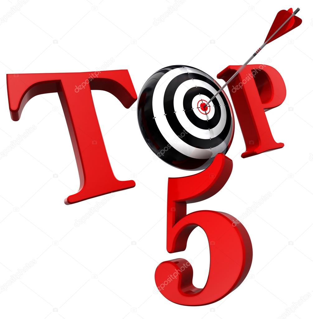 Top five with target Stock Photo by ©donscarpo 25582957
