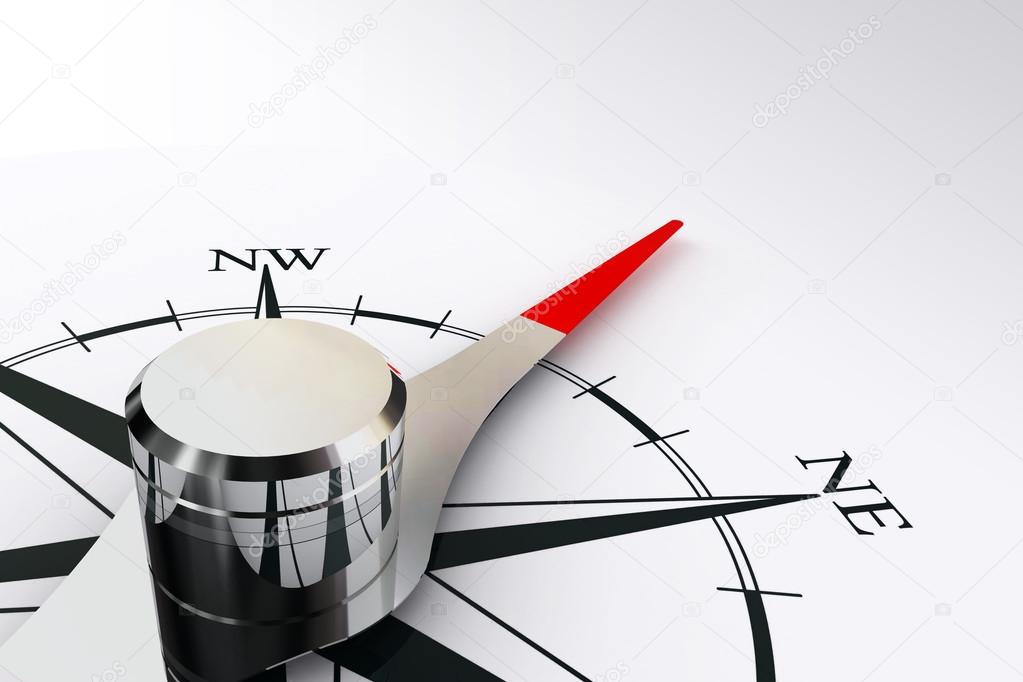 Compass rose and magnetic needle Stock Photo by ©donscarpo 32918169