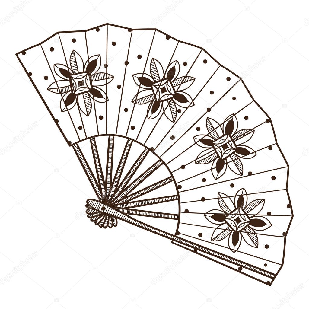 Hand Fan Drawing