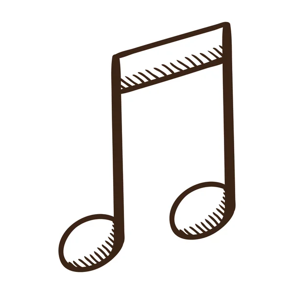 Double music note — Stock Vector © Chuhail #8950281