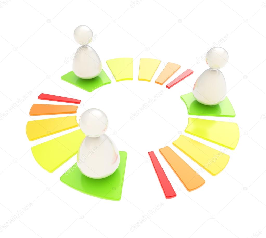 Multi user network connection emblem icon isolated — Stock Photo ...