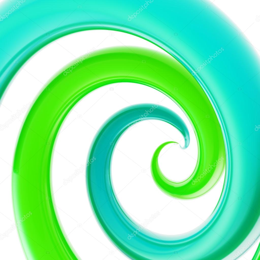 Twirled curve tube vortex as abstract background — Stock Photo © nbvf89 ...