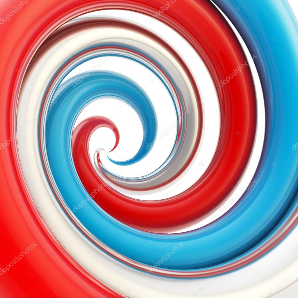 Twirled curve tube vortex as abstract background — Stock Photo © nbvf89 ...