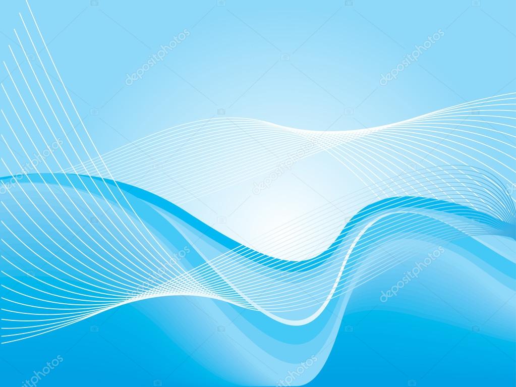 Abstract blue wave — Stock Vector © rioillustrator #16503151