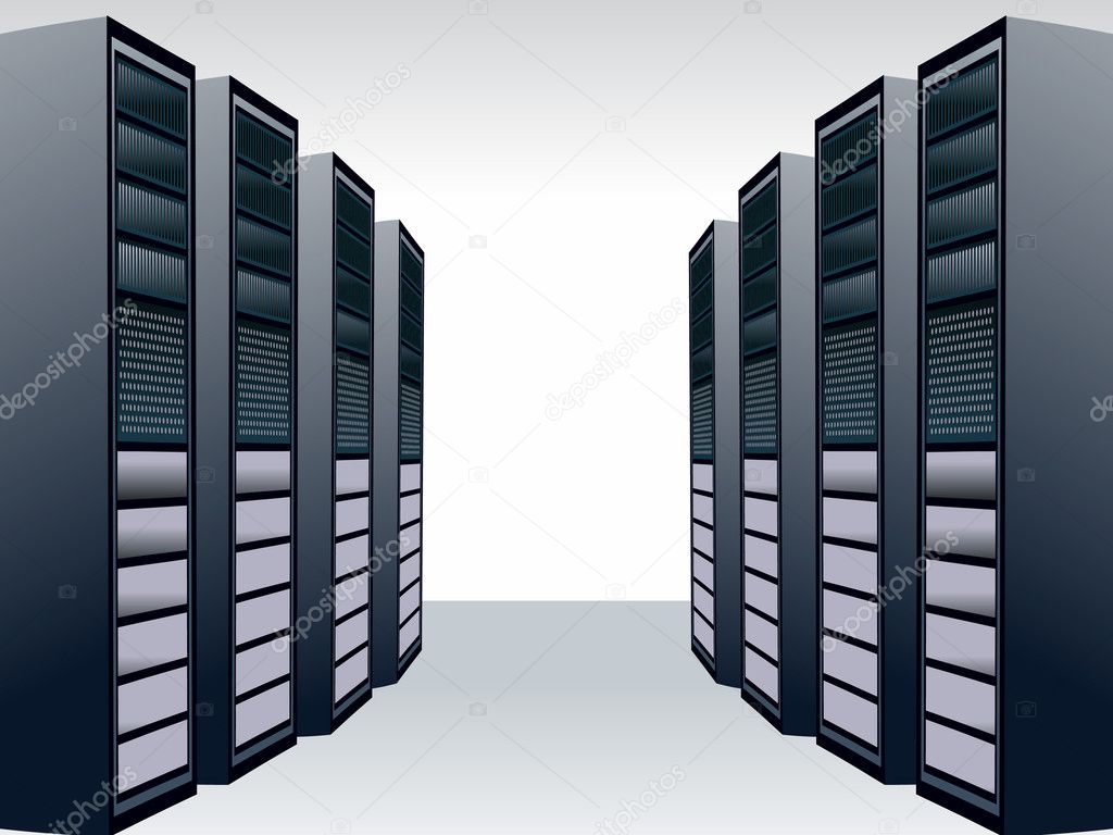 Server station Stock Vector Image by ©rioillustrator #19067435