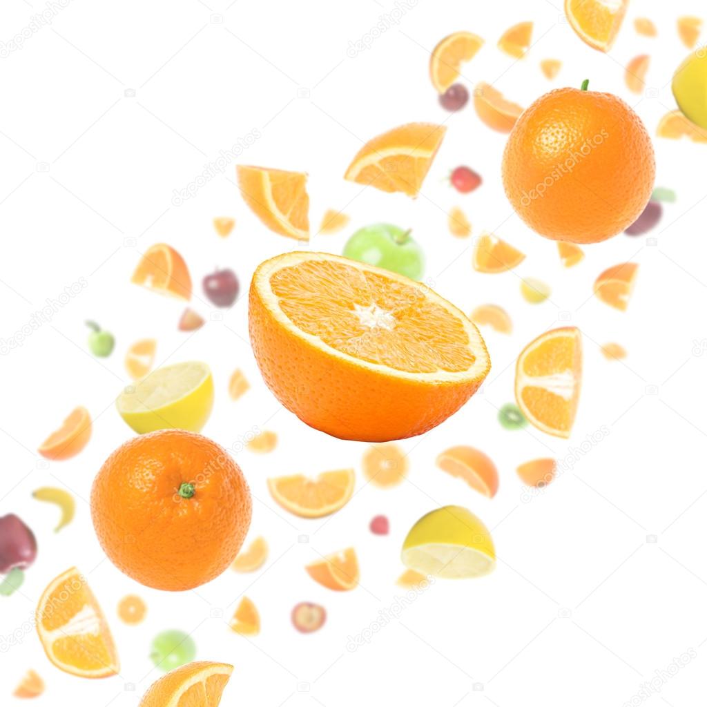 Cloud of flying fruits Stock Photo by ©VeryOlive 20402111