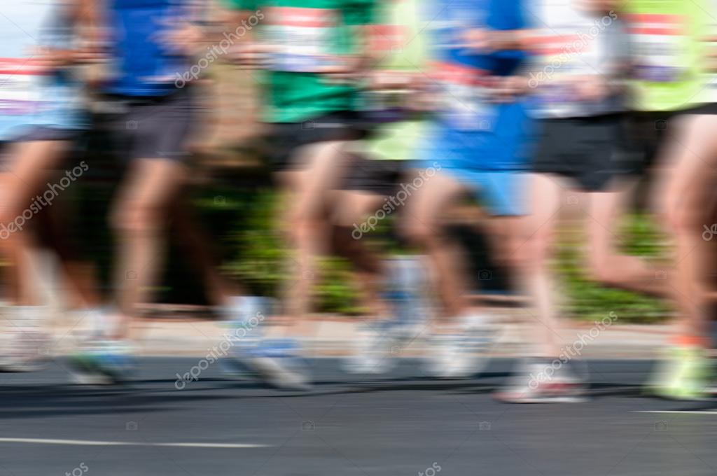 Marathon Racers — Stock Photo © ruigsantos #13439214