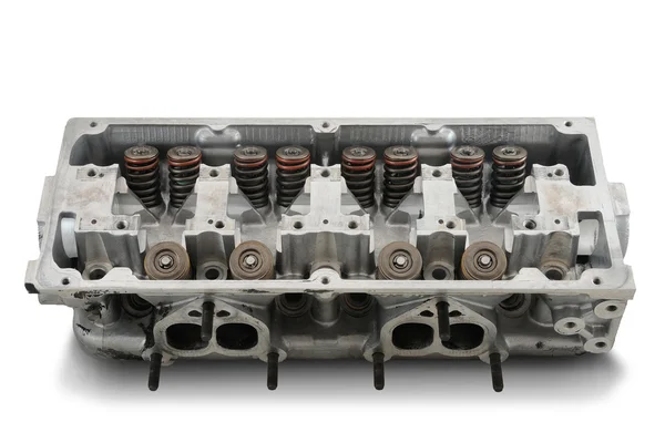Four cylinder engine head on white ⬇ Stock Photo, Image by © jaggat ...