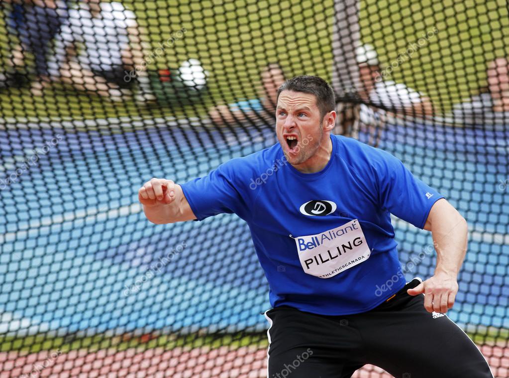 Discus throw man canada expression — Stock Editorial Photo © jamieroach ...