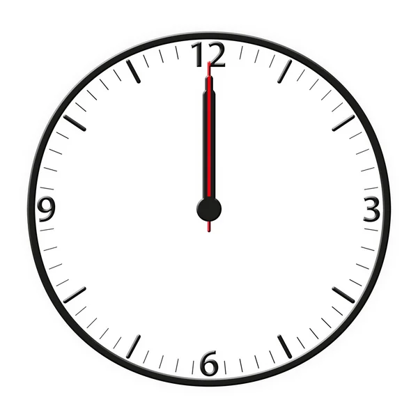 Vector clock face - easy change time — Stock Vector © branchecarica ...
