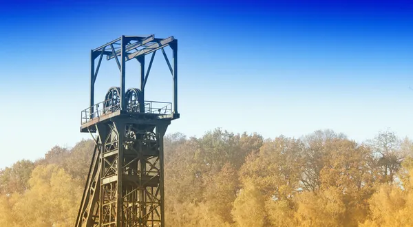 Head frame of mine shafts Stock Photo by ©njaj 16642893
