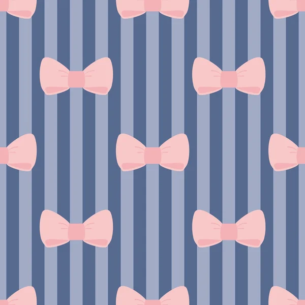 Sweet pink bow seamless vector pattern or background Stock Vector Image ...