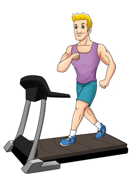 Treadmill cartoon Stock Photos, Royalty Free Treadmill cartoon Images ...