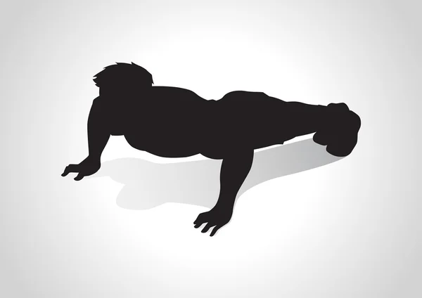 Push Up Silhouette