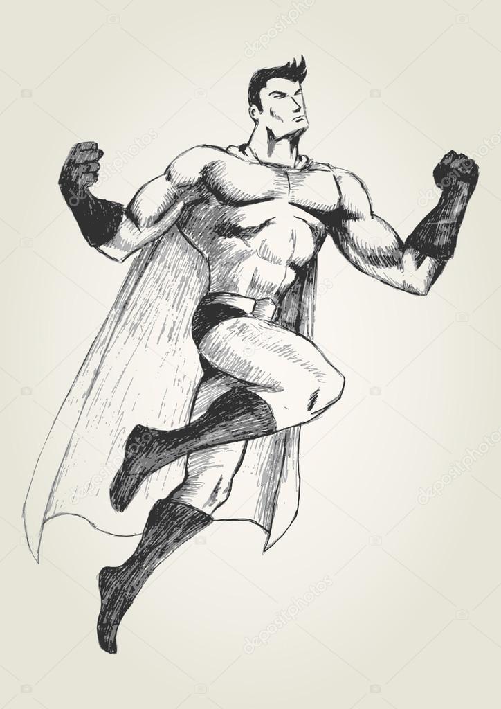 Superhero Drawing Templates