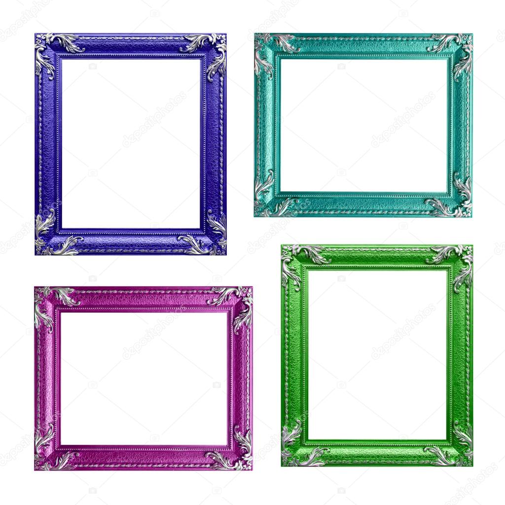 Four contemporary picture frames in high resolution vibrant colo ...