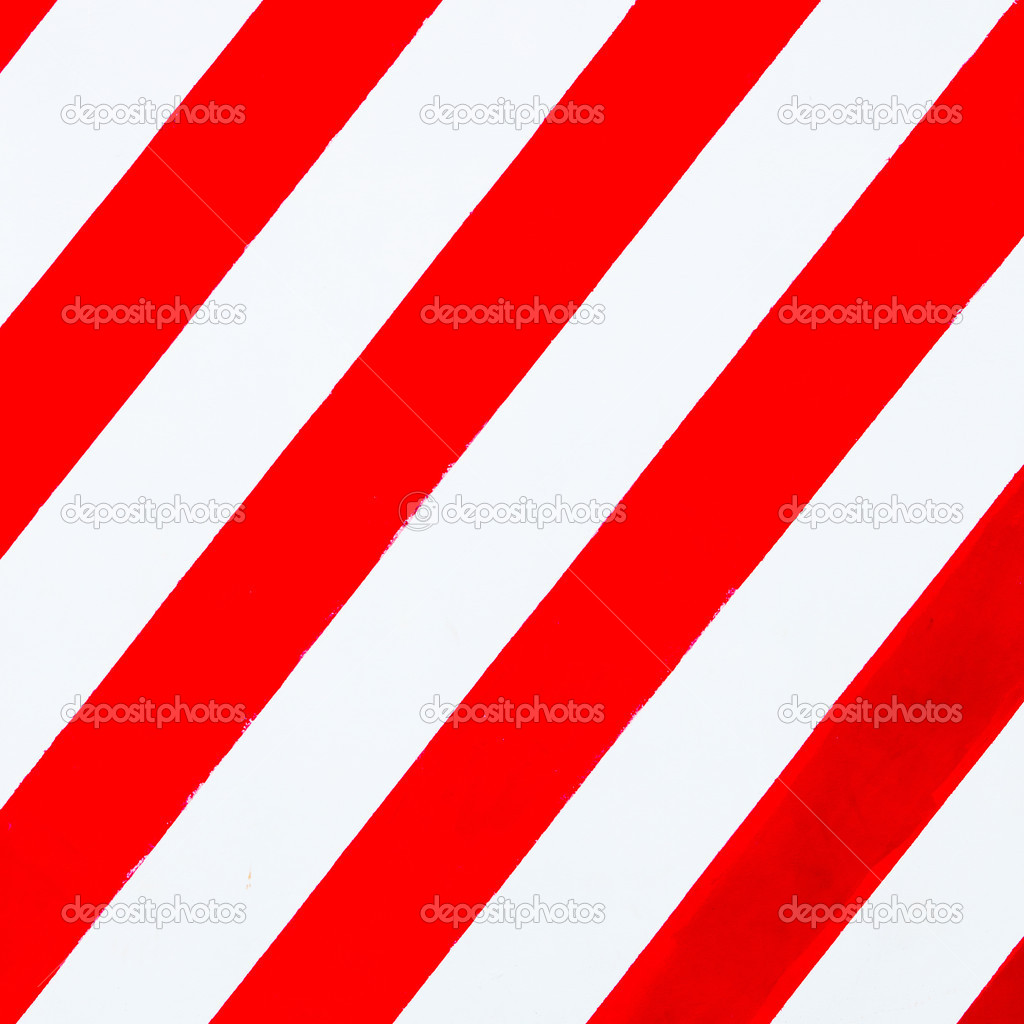 Red and white road marking — Stock Photo © piyagoon #39967847