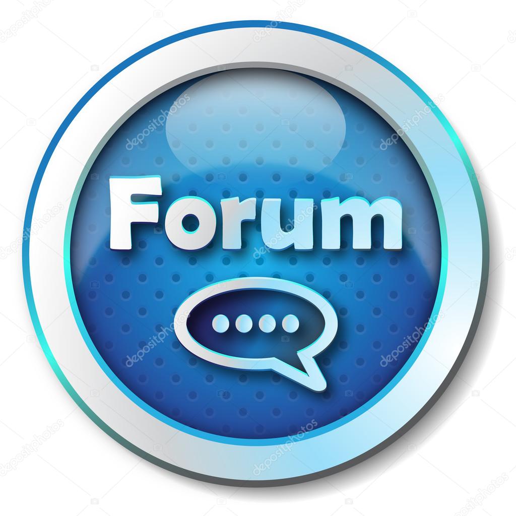 Forum icon Stock Illustration by ©MedusArt #12960914