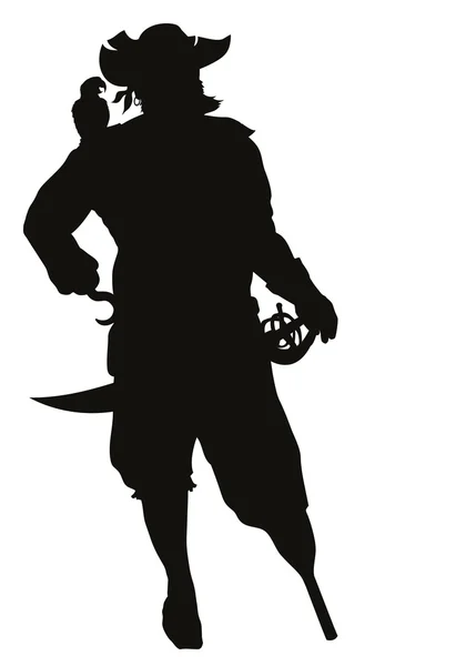 Perico pirata imágenes de stock de arte vectorial | Depositphotos