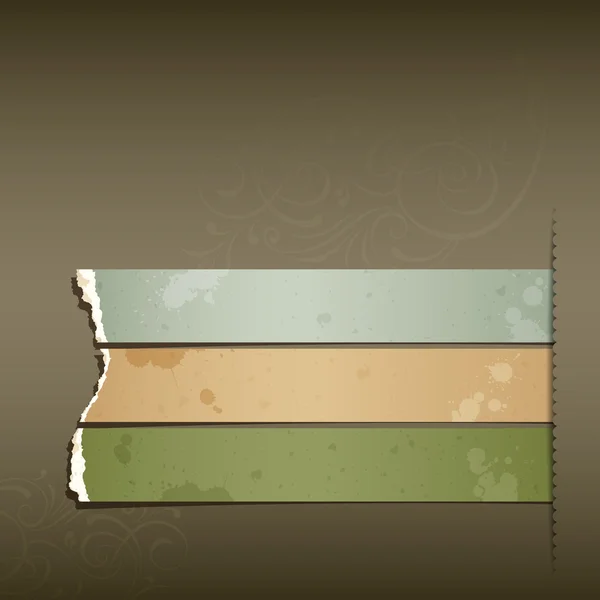 Vintage Ripped label circle paper Stock Vector Image by ©Sarunyu_foto ...