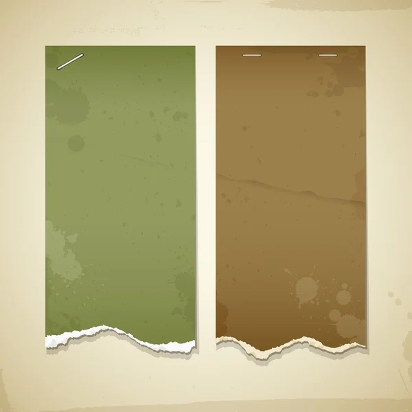 Vintage Ripped label circle paper Stock Vector Image by ©Sarunyu_foto ...