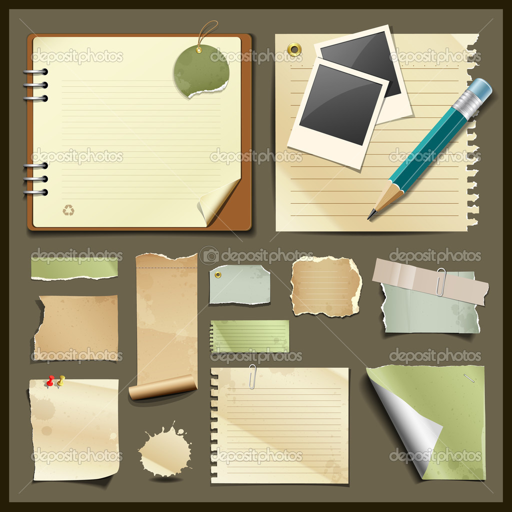 Vintage paper collections design Stock Vector Image by ©Sarunyu_foto ...