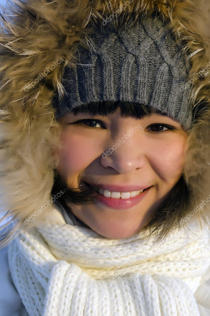 Young beautiful chukchi woman Stock Photo by ©t777tt 37266327