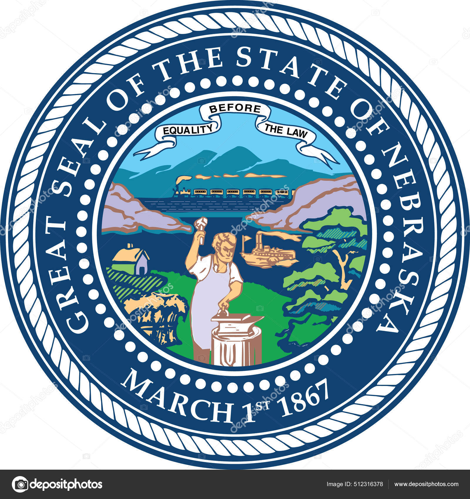 Current Georgia State Seal